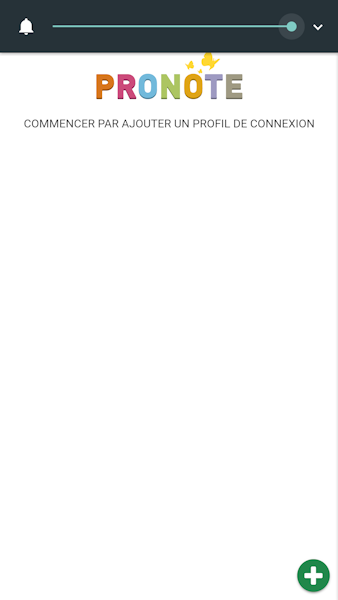 Pronote sur smartphone